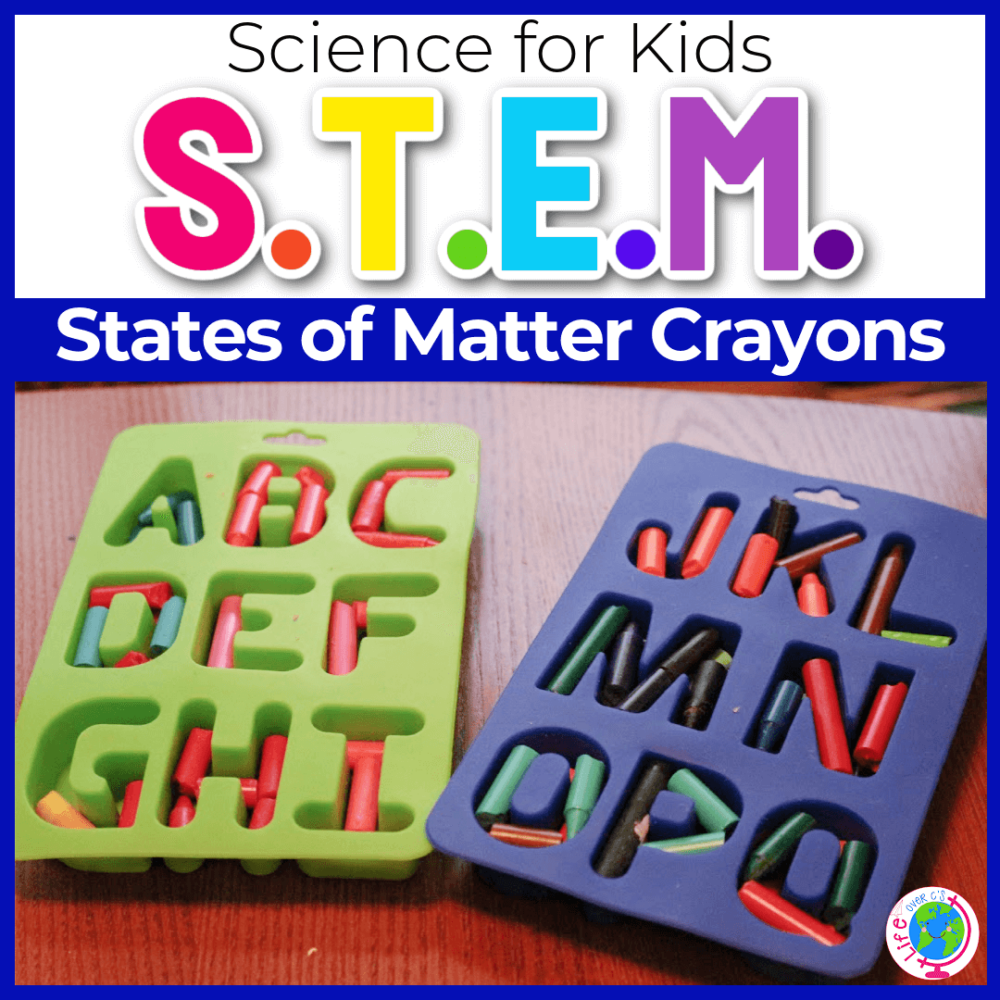 Fun States of Matter Experiment with Crayons - Life Over C's