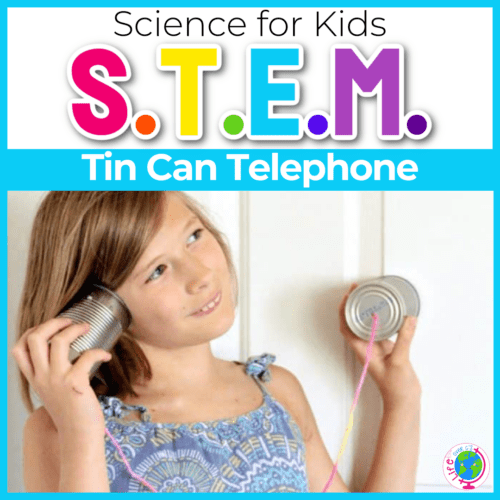 Tin Can Telephone: Easy Sound Wave Science Experiment