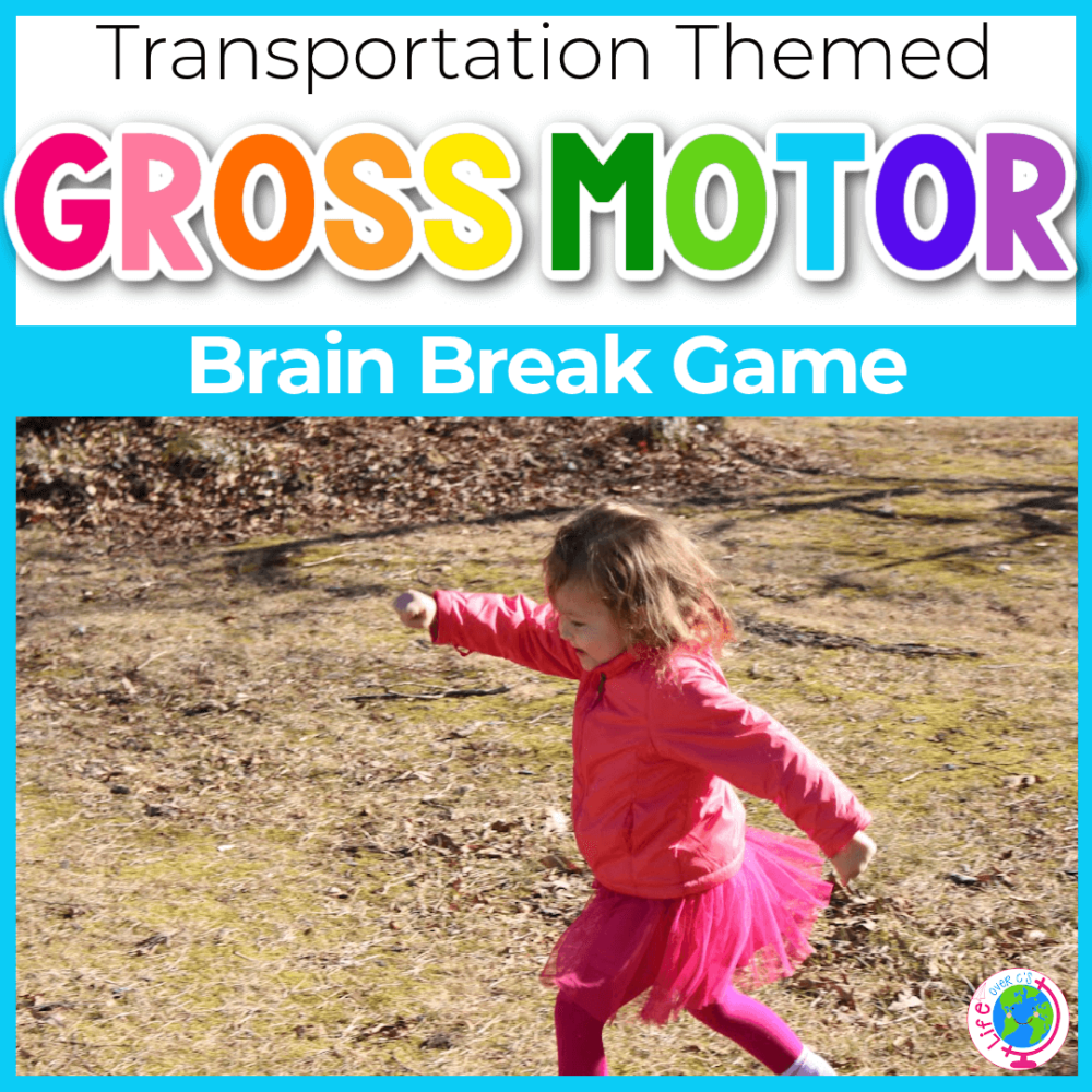 Easy, Fun Gross Motor Transportation Game for Preschoolers