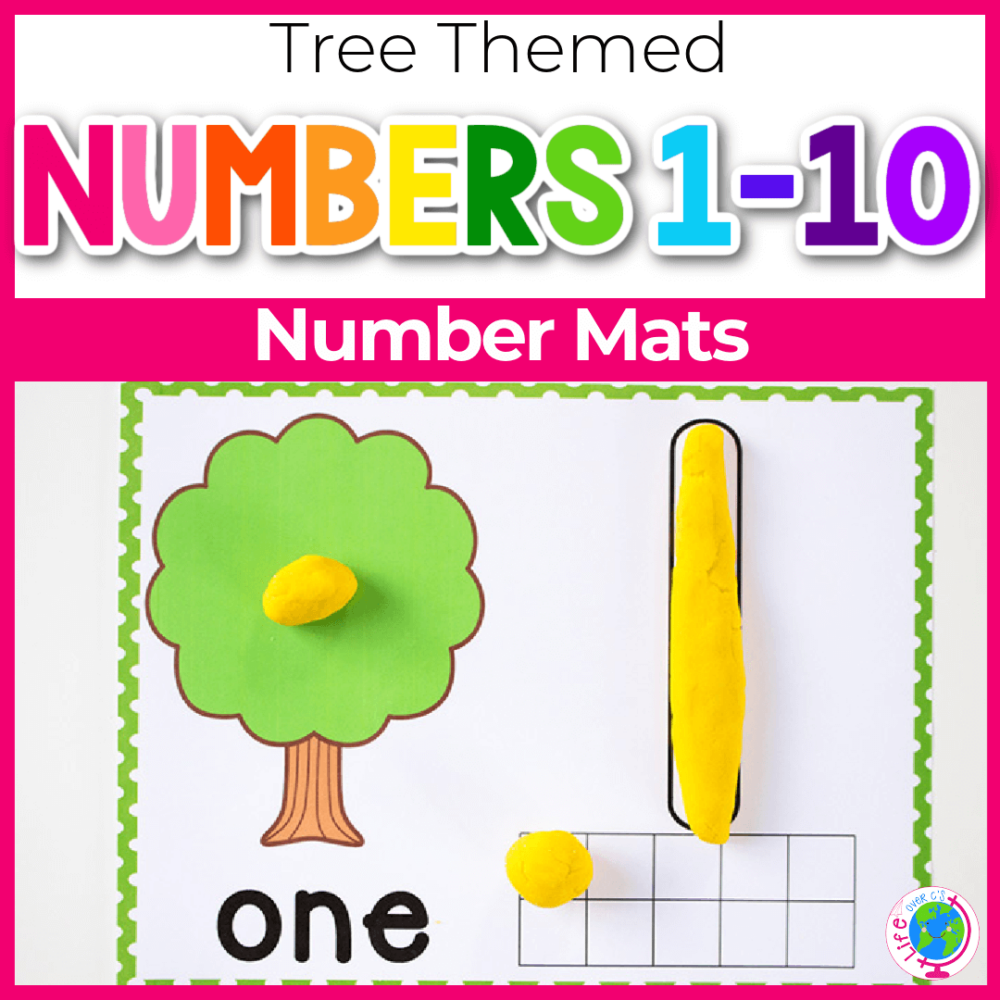 Free Fall Number Mats: 11 to 20 - Life Over C's