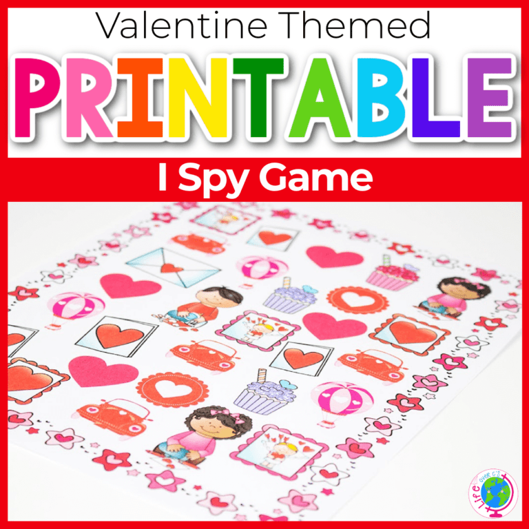 Valentines Day I Spy Counting Activity