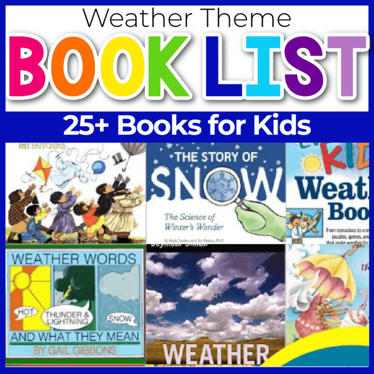 Free Printable Weather Pre-K Pack - Life Over C's