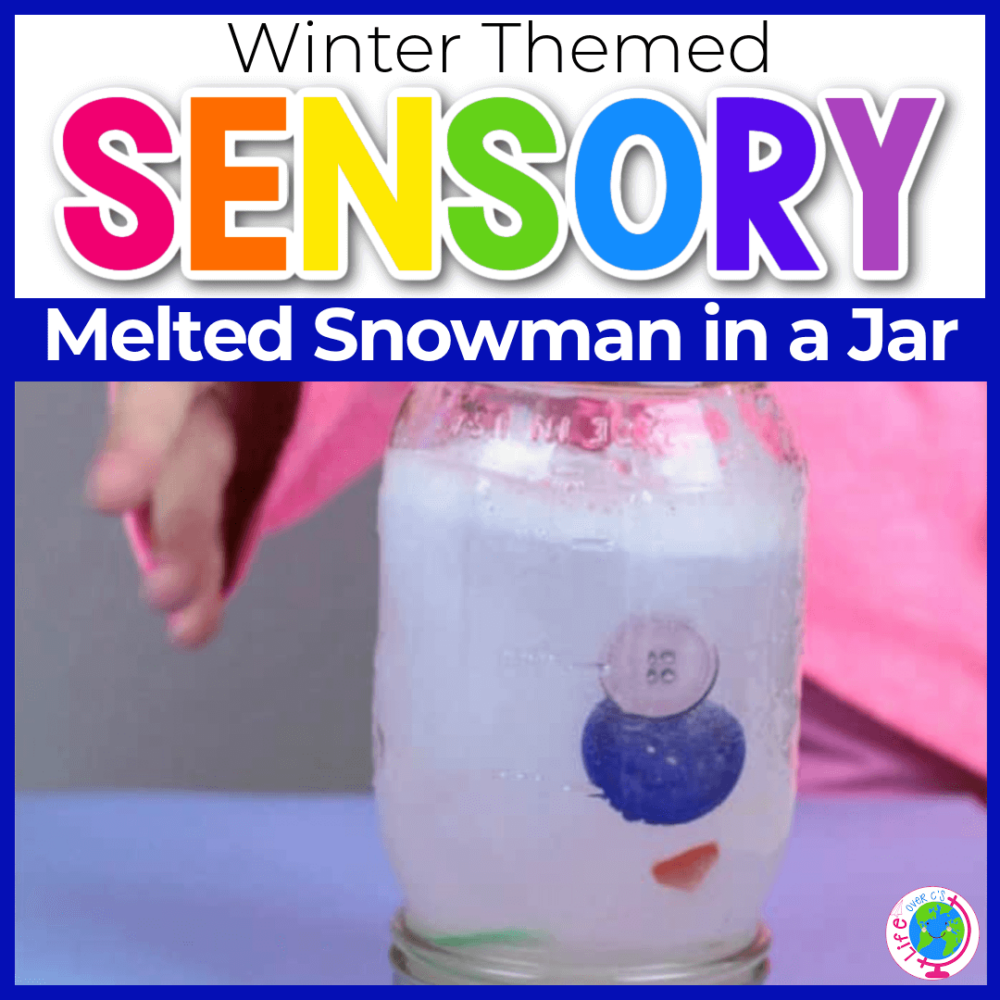 Easy Playdough Fine Motor Snowman Activity for Kids