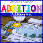 Free Printable Winter Theme Addition to 10 Activity