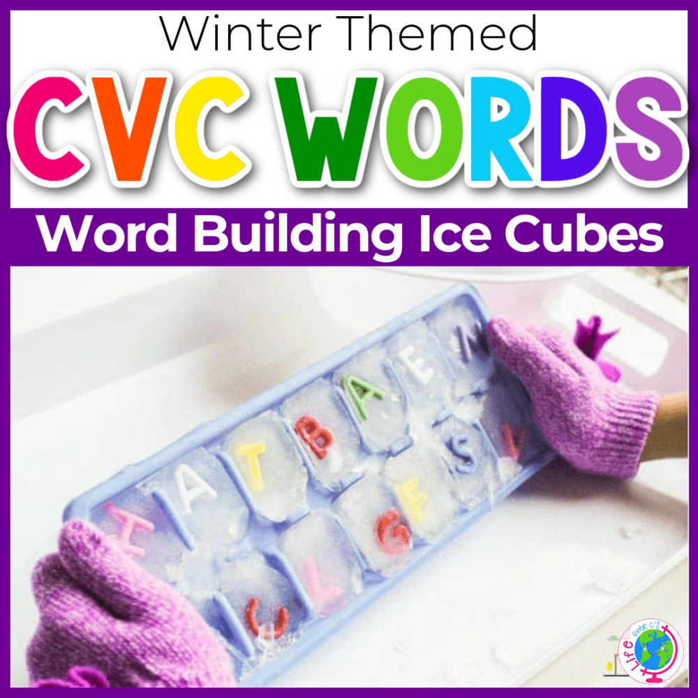 Slippery Ice Word Building Activity for Kids - Life Over C's