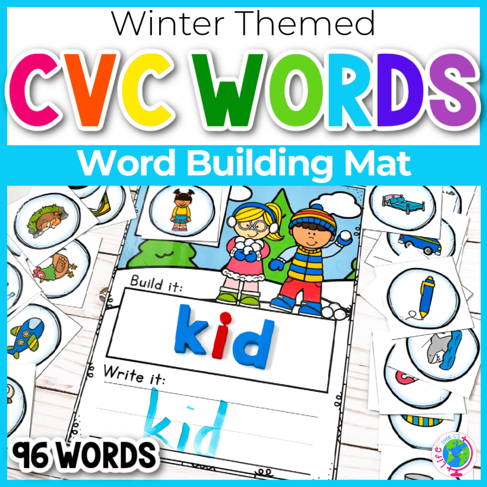 CVC Real and Nonsense Words Game for Kids - Life Over C's
