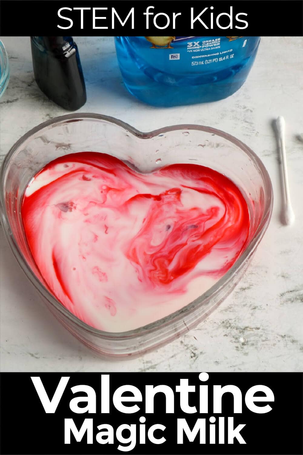 Valentines Day Science Experiments Using Milk - Life Over C's