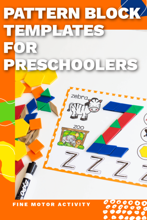 Free Printable Uppercase Alphabet Pattern Block Templates