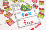 Christmas Tree CVC Word Building Mat