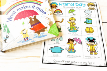 Free Printable Rainy Day Scavenger Hunt for Kids