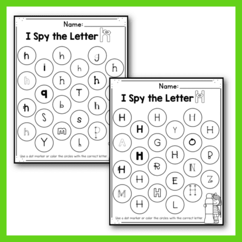 30 Free Printable Letter H Alphabet Worksheets ⭐