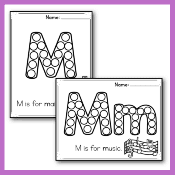 30 Free Printable Letter M Alphabet Worksheets for Kids