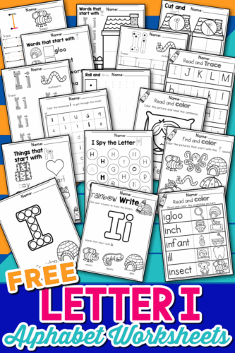 30 Free Printable Letter I Alphabet Worksheets