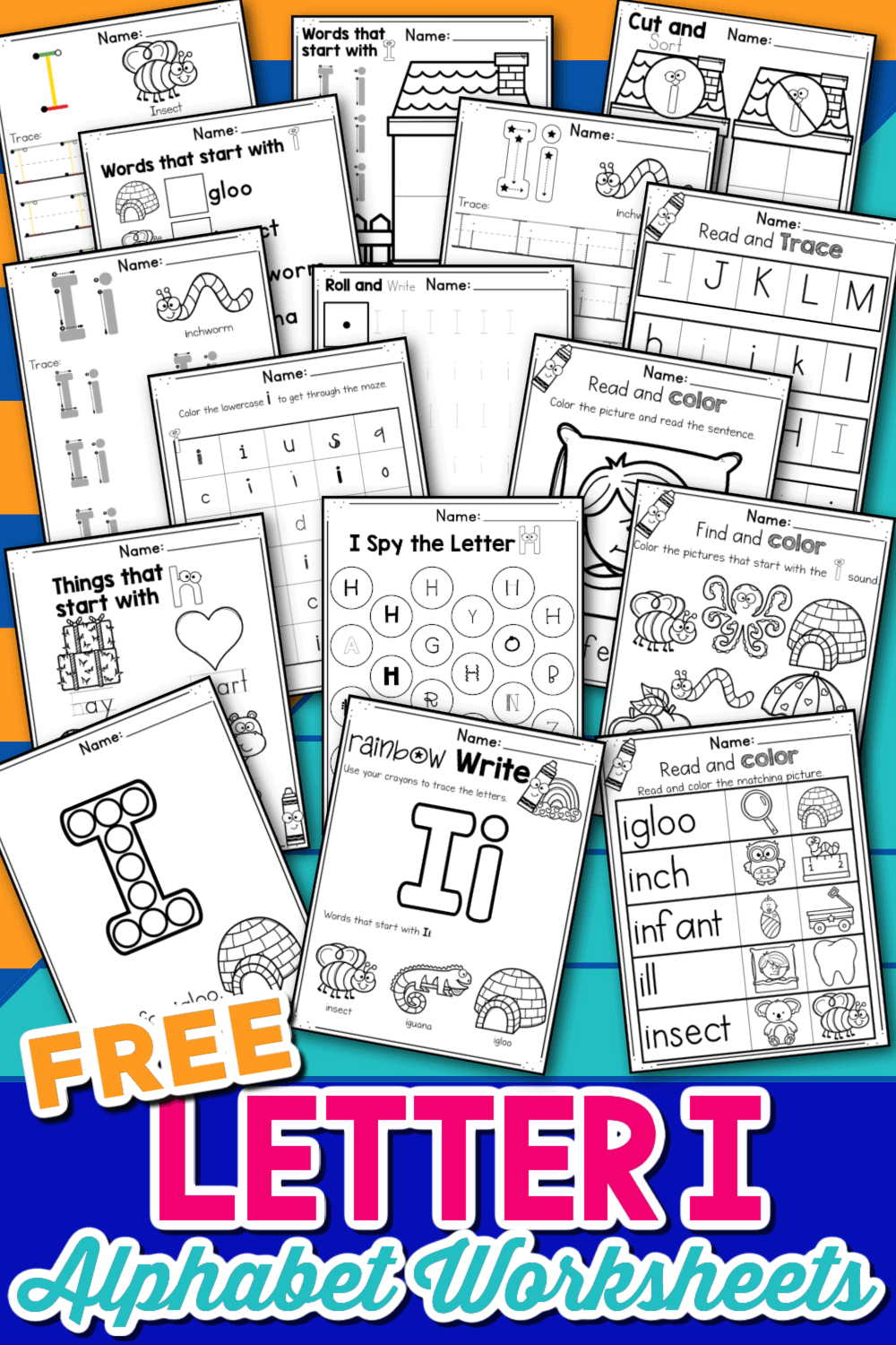 30 Free Printable Letter I Alphabet Worksheets