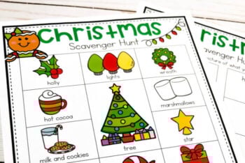 Free Christmas Scavenger Hunt Printable for Kids