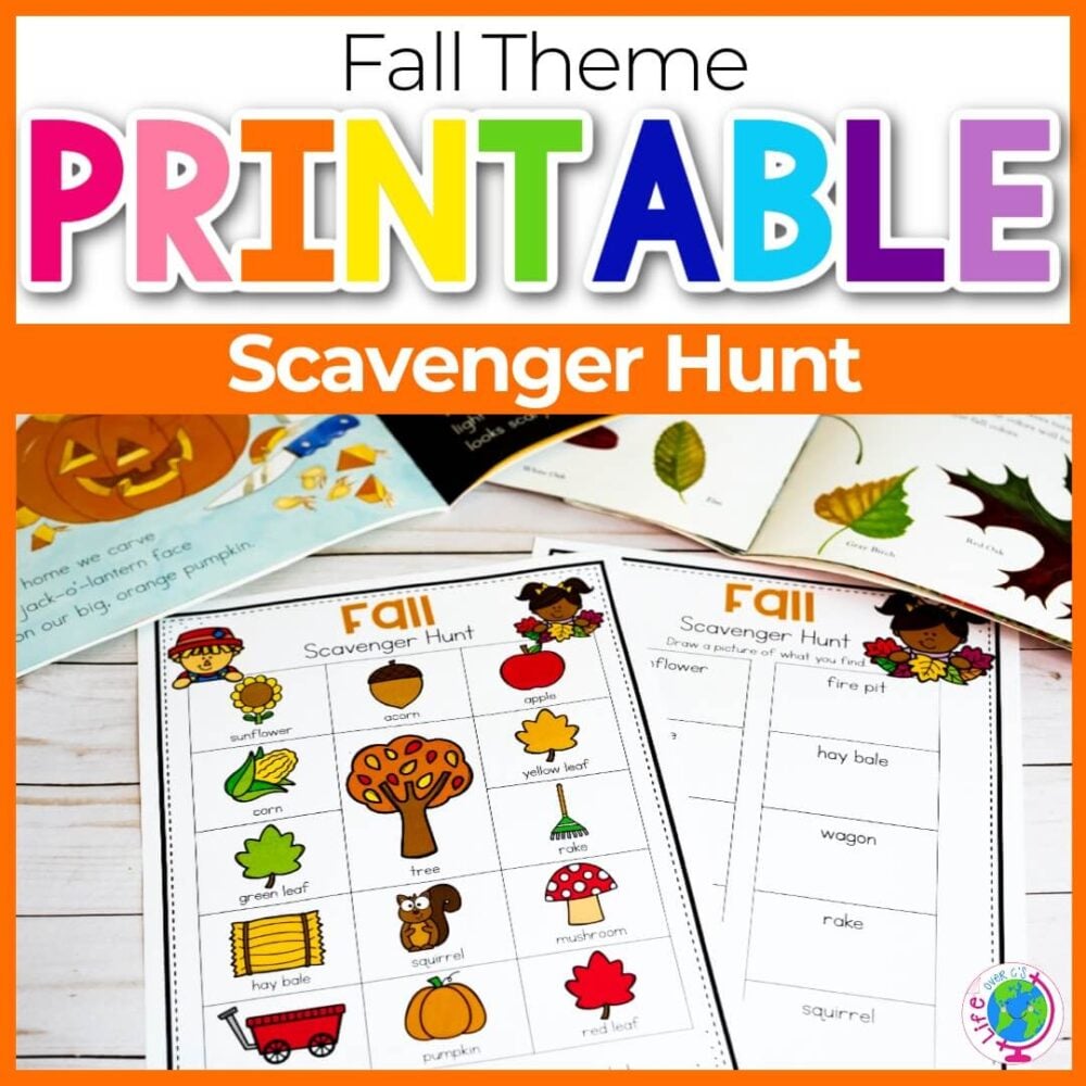 HUGE List of Free Printable Scavenger Hunt Ideas for Kids