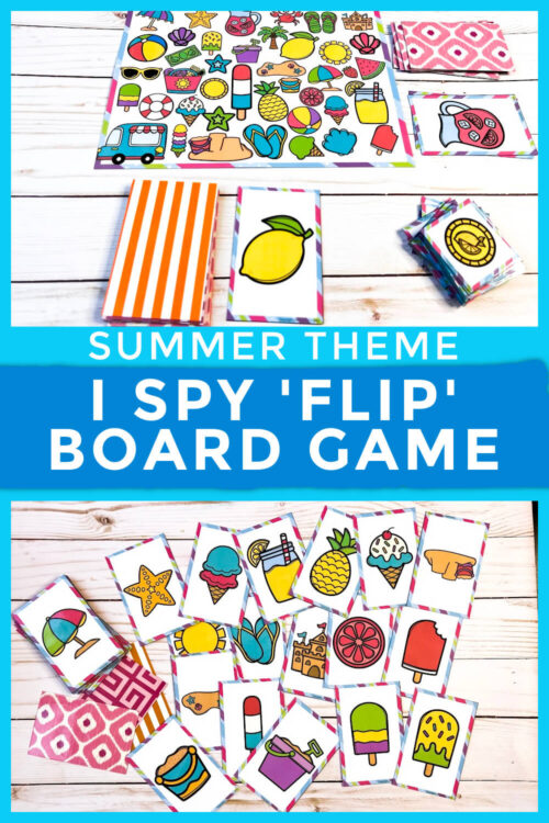 Summer “Flip” Printable I Spy Games for Kids