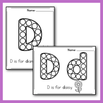 30 Free Printable Letter D Alphabet Worksheets for Kids