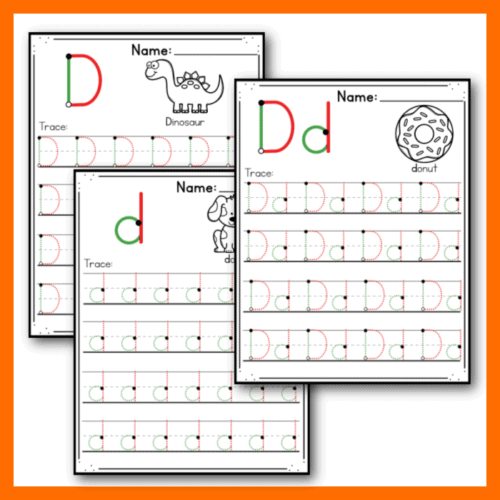 30 Free Printable Letter D Alphabet Worksheets for Kids