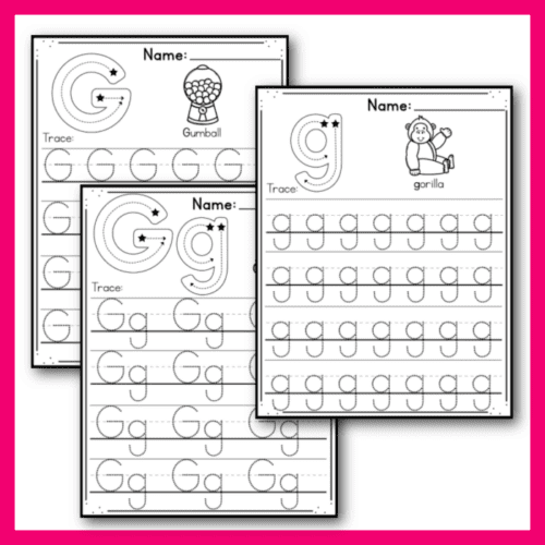 30 Free Printable Letter G Alphabet Worksheets