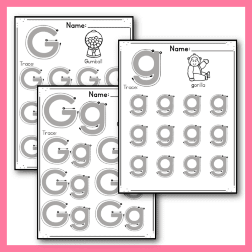 30 Free Printable Letter G Alphabet Worksheets