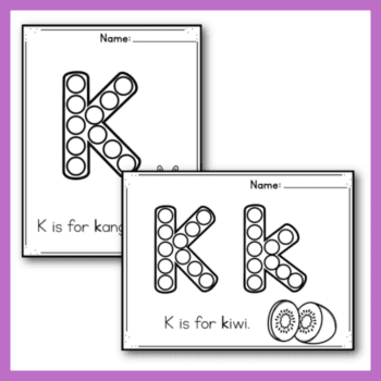 30 Free Printable Letter K Alphabet Worksheets for Kids - Life Over C's
