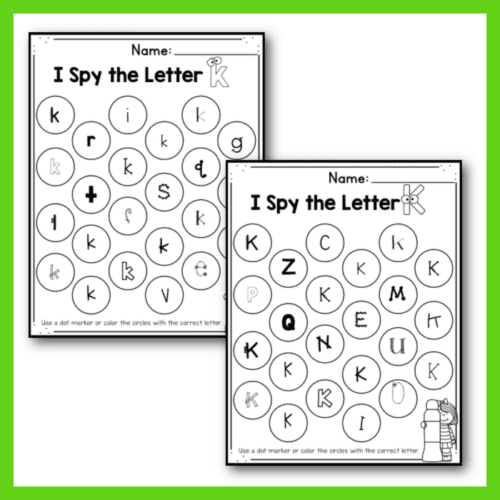 30 Free Printable Letter K Alphabet Worksheets for Kids - Life Over C's