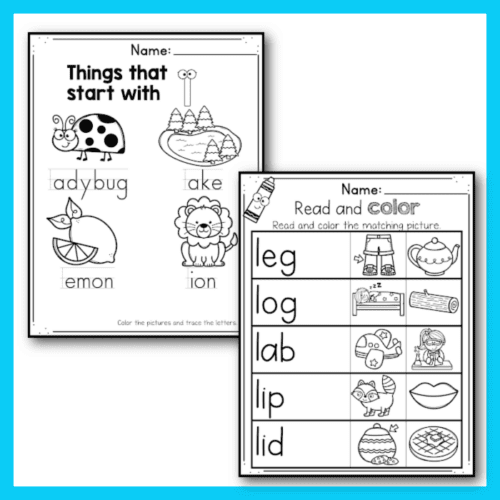 30 Free Printable Letter L Alphabet Worksheets for Kids