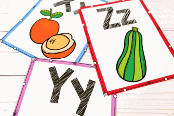 Free Printable Food Alphabet Posters for the Classroom