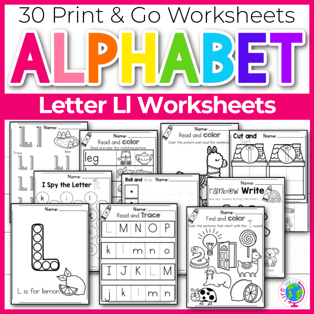 30 Free Printable Letter K Alphabet Worksheets for Kids - Life Over C's