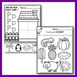 Free Printable Letter P Alphabet Worksheets for Kids