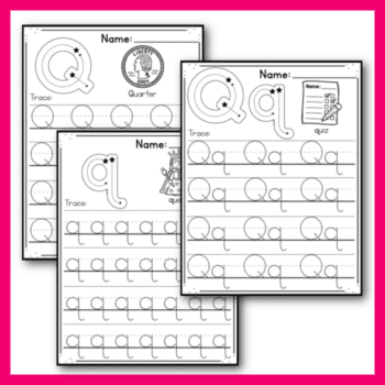 30 Free Printable Letter Q Alphabet Worksheets for Kids