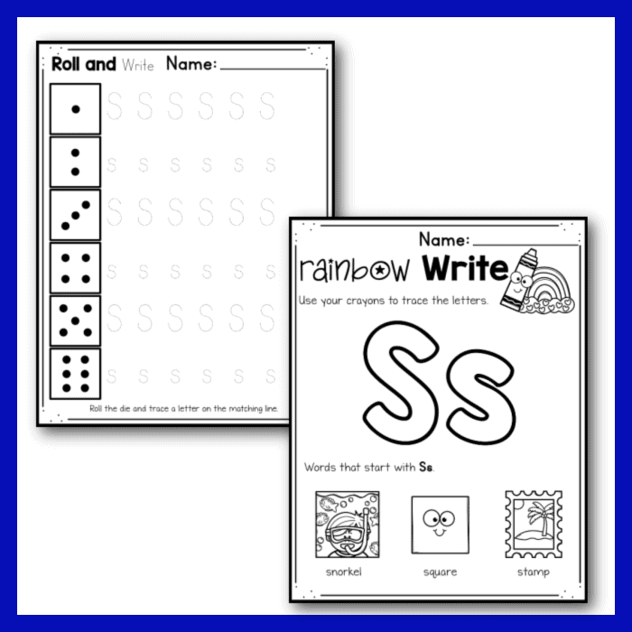Letter S Worksheet Preschool Letter S Preschool Activities