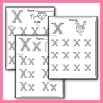 30 Free Printable Letter X Alphabet Worksheets for Kids