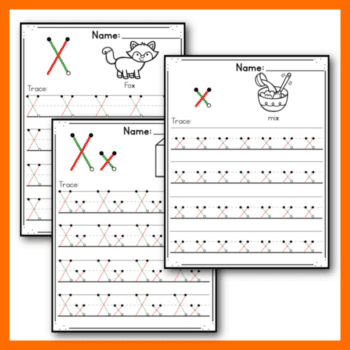 30 Free Printable Letter X Alphabet Worksheets for Kids