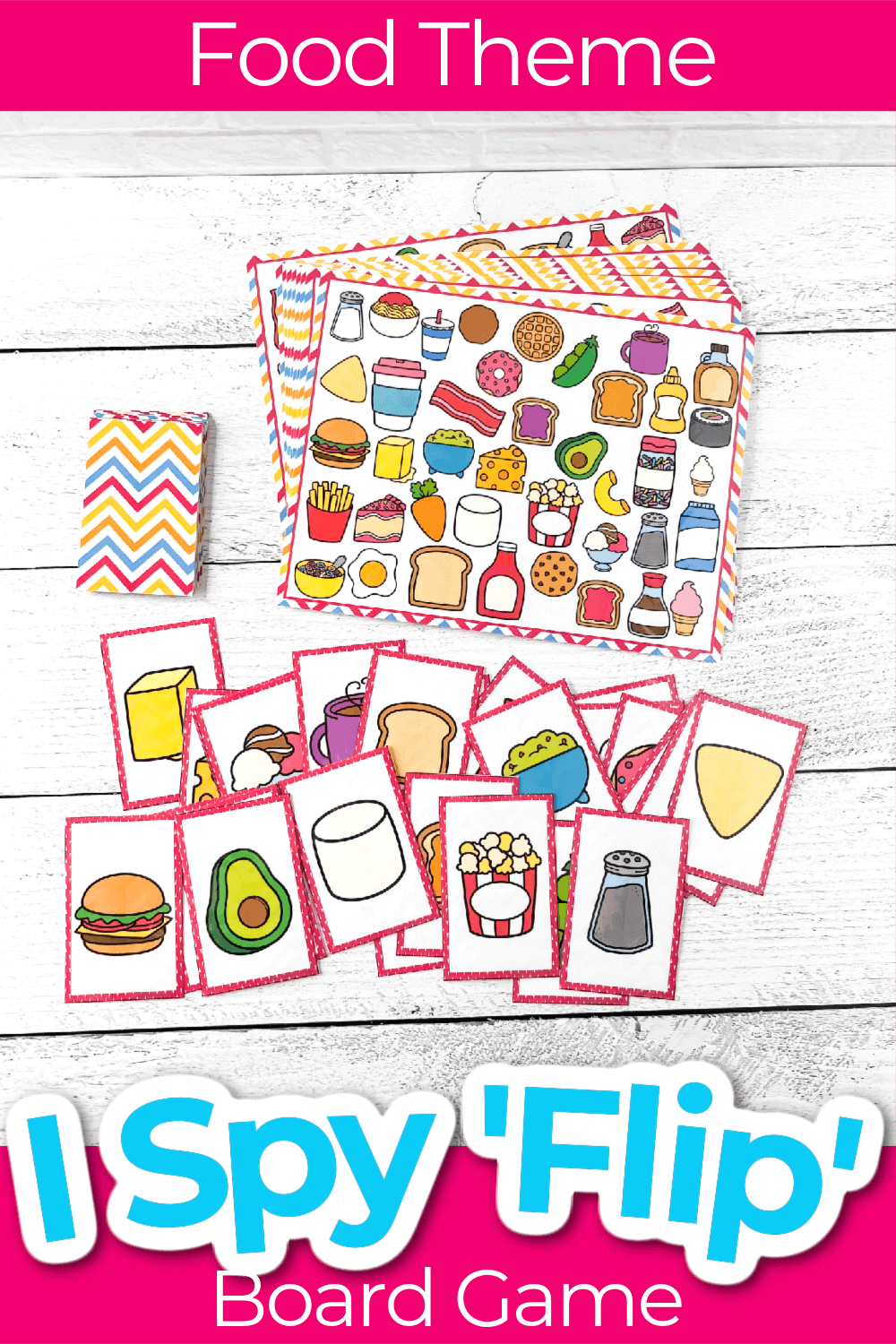 "Flip" Food Printable I Spy Game for Kids