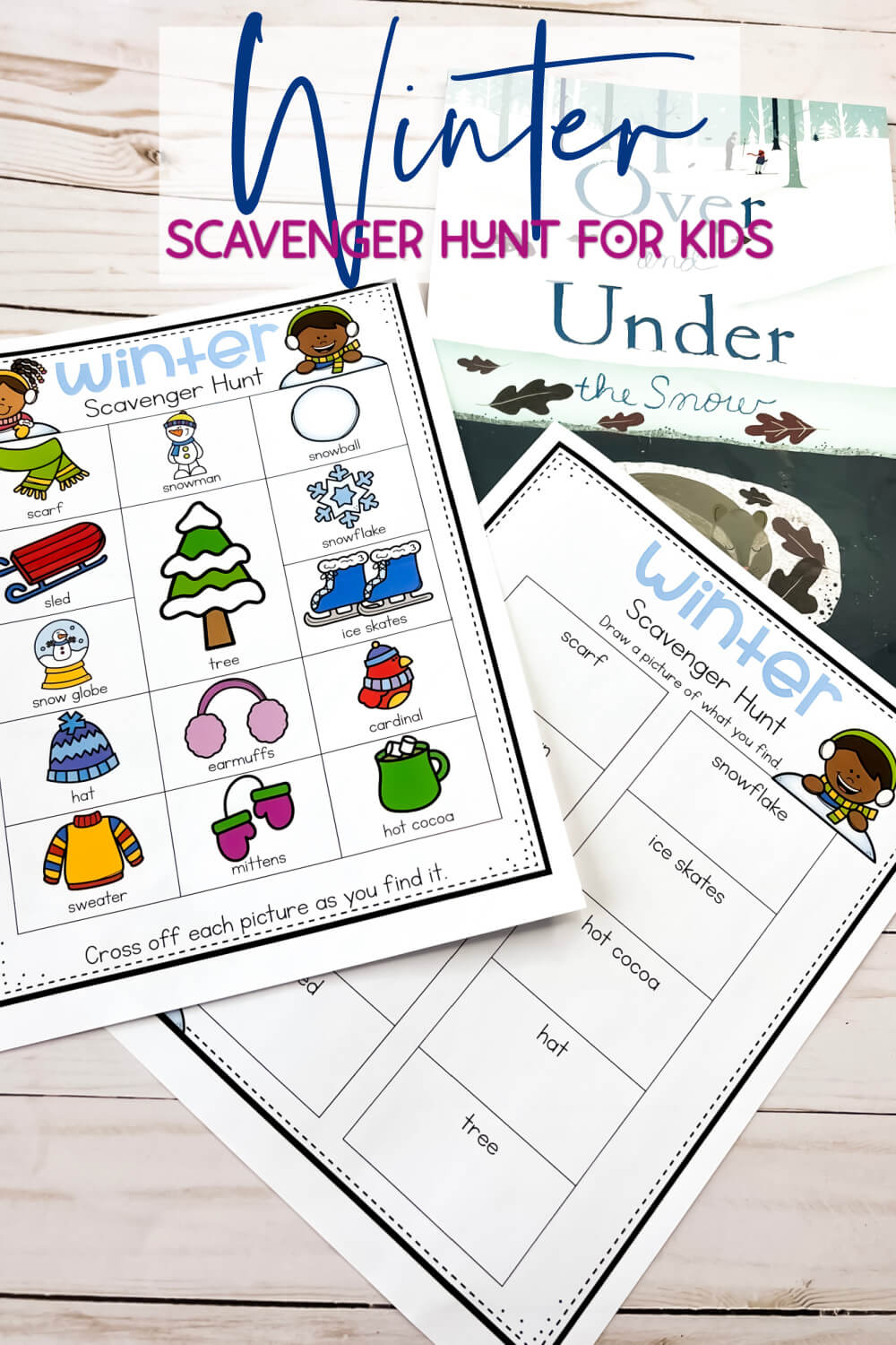 Free Printable Winter Scavenger Hunt for Kids