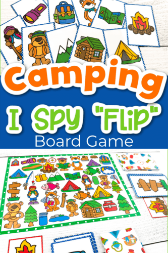 "Flip" Camping Printable I Spy Game for Kids