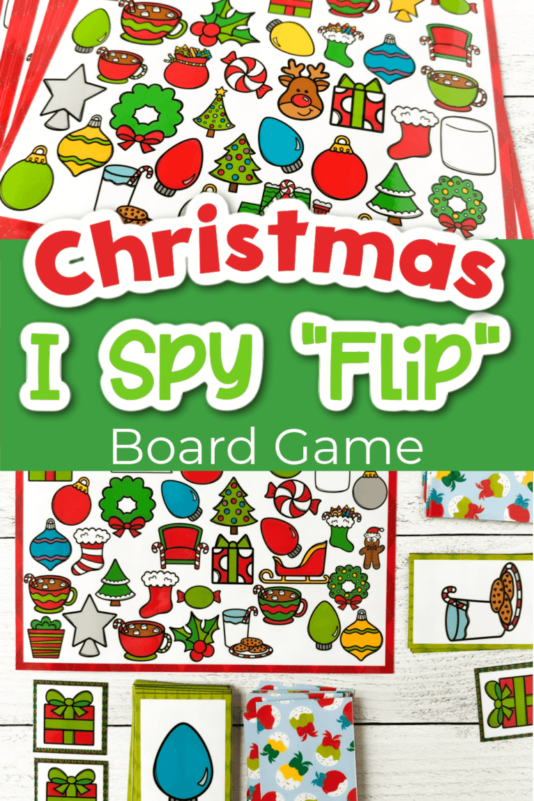Christmas "Flip" Printable I Spy Games for Kids