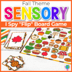 "Flip" Engaging Fall Printable I Spy Board Game for Kids