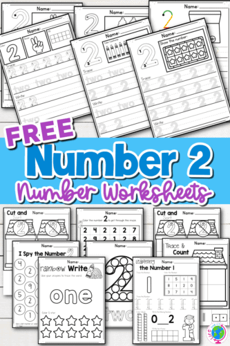 Free Printable Number 2 Worksheets