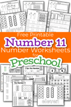 Free Printable Number 11 Worksheets