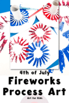 Toilet Paper Roll Fireworks Process Art for Preschoolers - Life Over C's