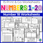 Free Printable Number 19 Worksheets