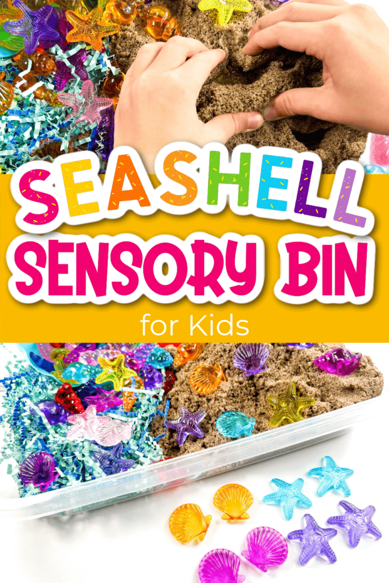 Ocean, Sand and Seashell Sensory Bin Activity - Life Over C's