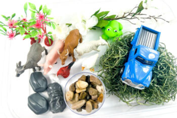 Spring Sensory Bin Ideas for the Little Blue Truck Springtime Book ...