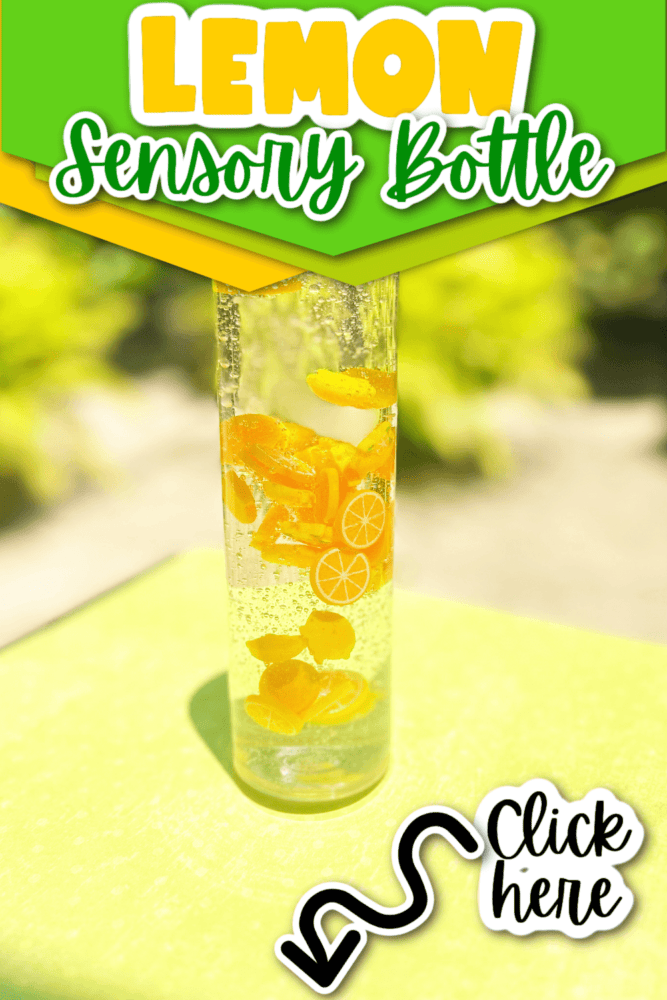 How to Make Easy Lemon Sensory Bottles for Summer