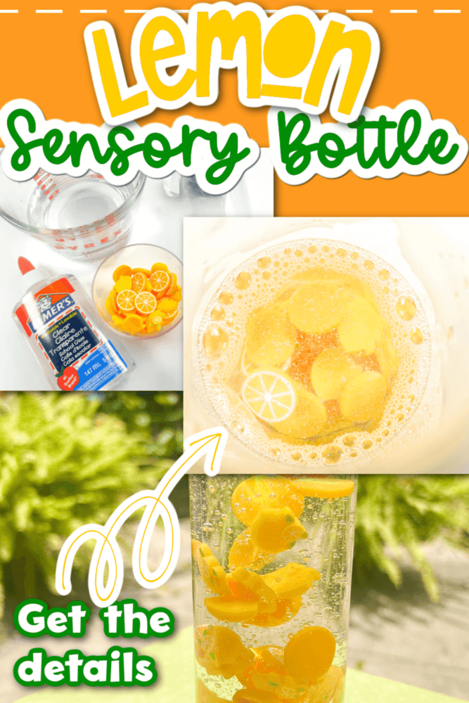 How to Make Easy Lemon Sensory Bottles for Summer