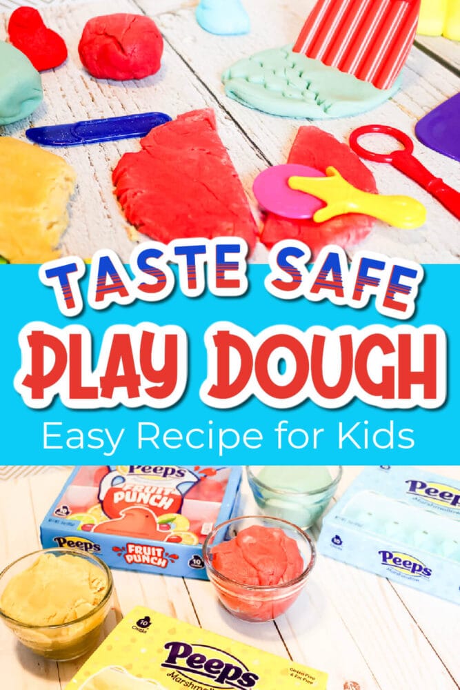 Easy 3-Ingredient Taste Safe Play Dough Recipe for Kids