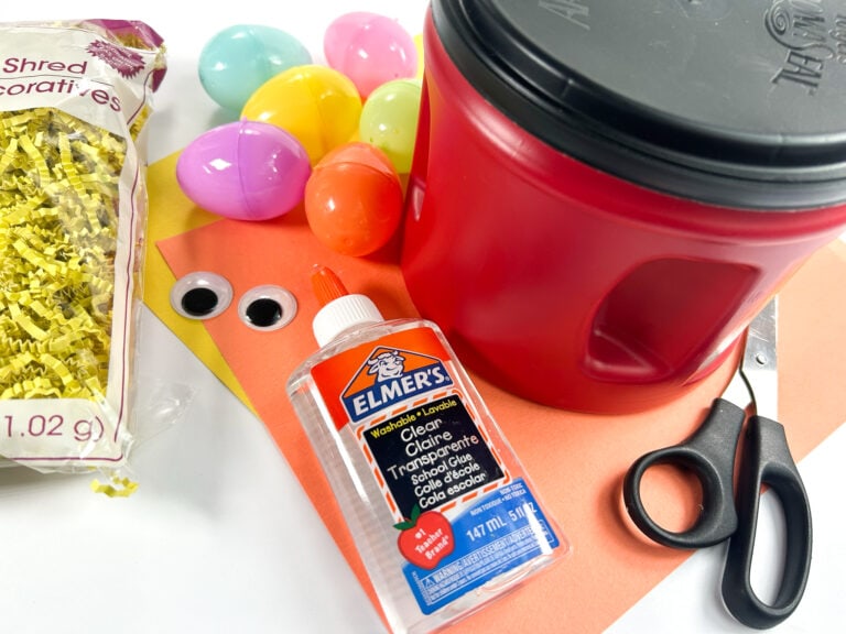 Easy Chick Easter Basket Craft for Kids